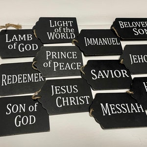 Names of Christ-simple Tag - Etsy
