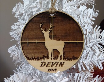 Hunting ornament | Etsy
