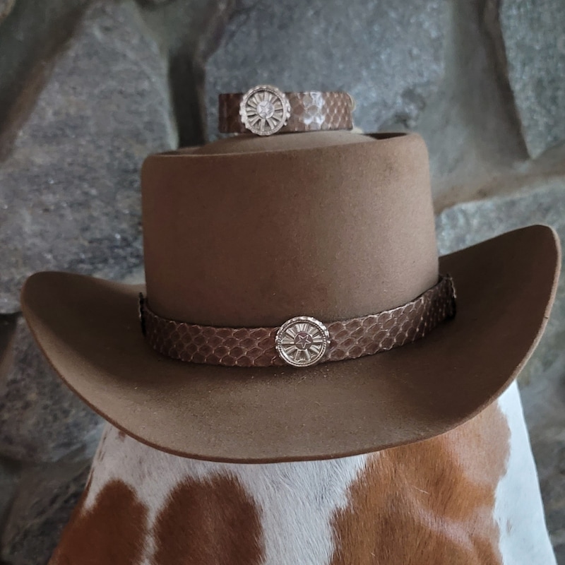 Snake Skin Hat Band - Etsy