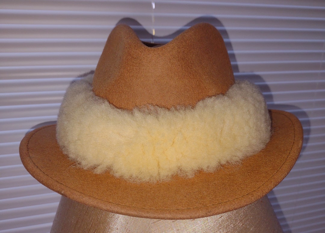Genuine Leather Sheepskin FISHING Lure Hatband Hat Band for Fly Fishing ...