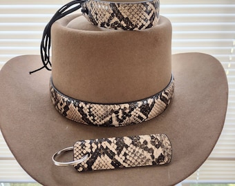 Snake Skin Cowgirl Hat - Etsy