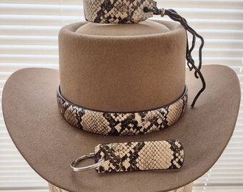 Snake Skin Hat Band - Etsy