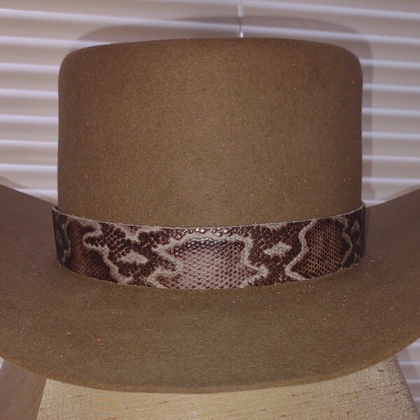 Snakeskin Hat Band - Etsy