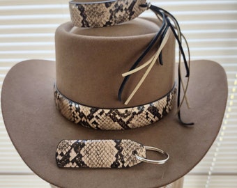 Python Skin Hat Band - Etsy