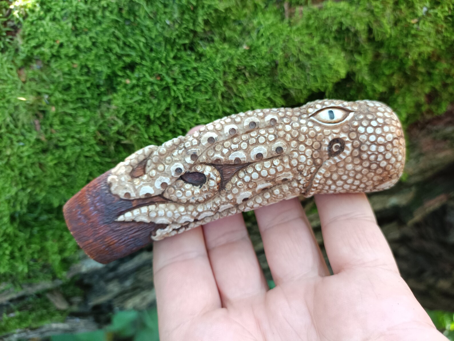 Octopus the Handle for the Knife Handle for Elk Horn - Etsy