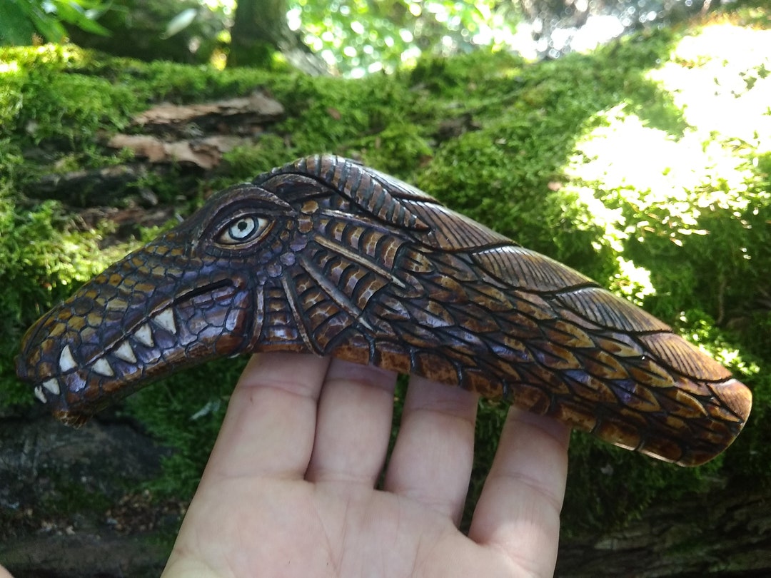 Dragon Cane Handle, Handle for Elk Horn - Etsy