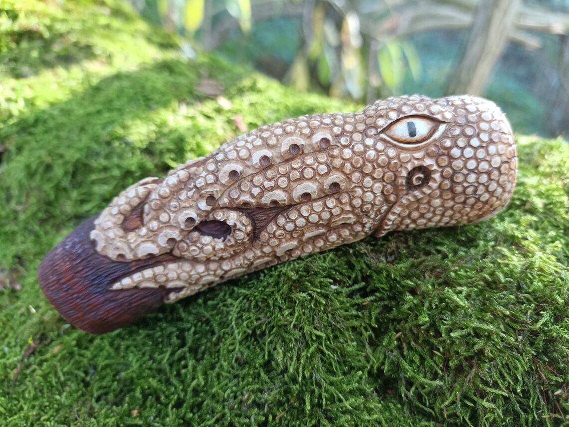 Octopus the Handle for the Knife Handle for Elk Horn - Etsy