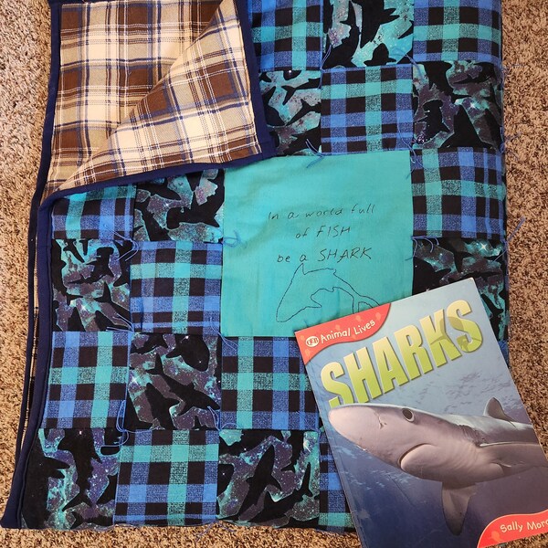 Shark Quilt - Etsy