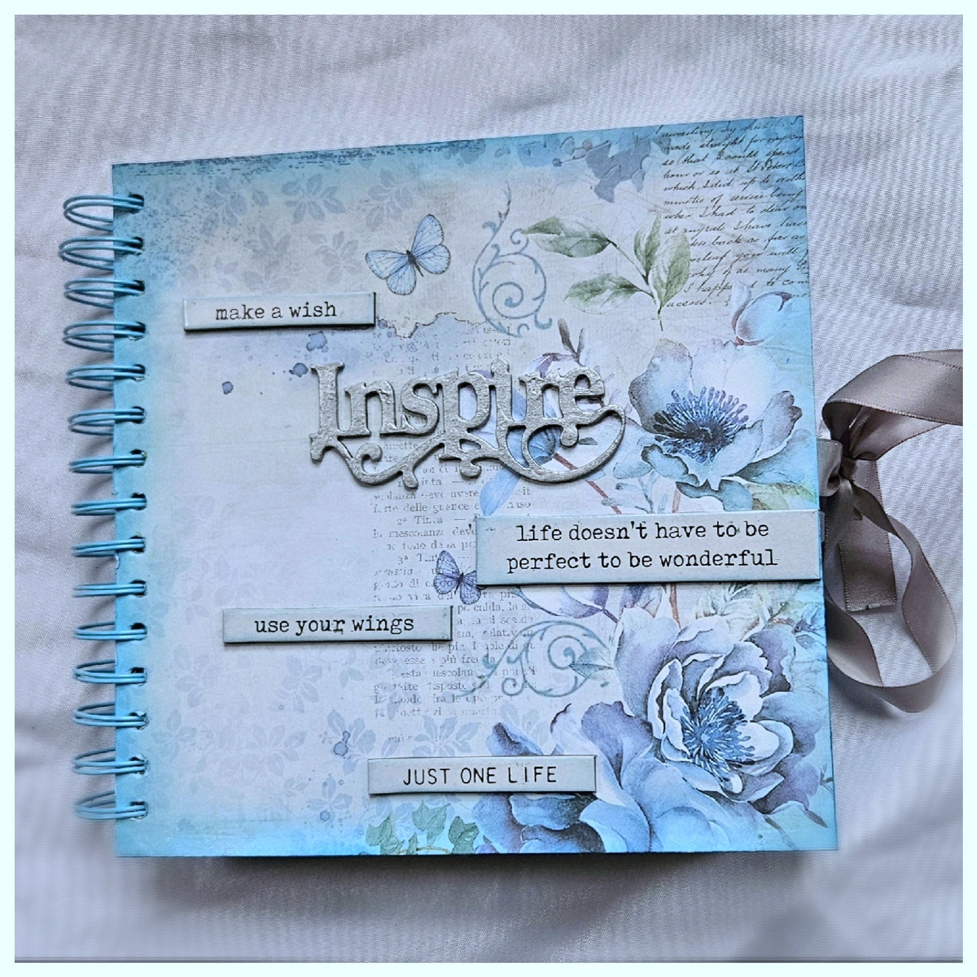 Icy Blue Winter Wonderland Junk Journal/ Scrapbook - Etsy
