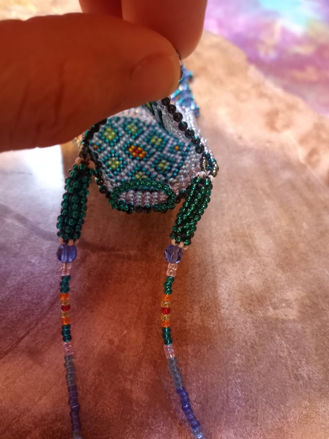 Hand Beaded Amulet Bag Beaded Medicine Bag Amulet Pouch - Etsy