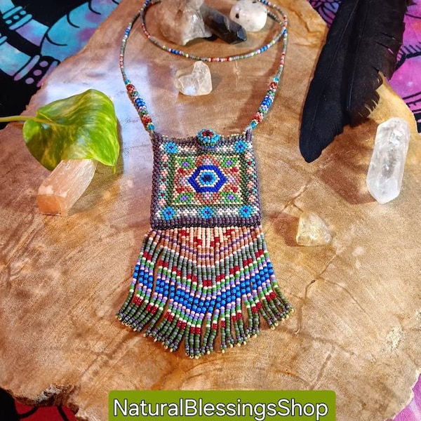 Beaded Amulet Bags - Etsy