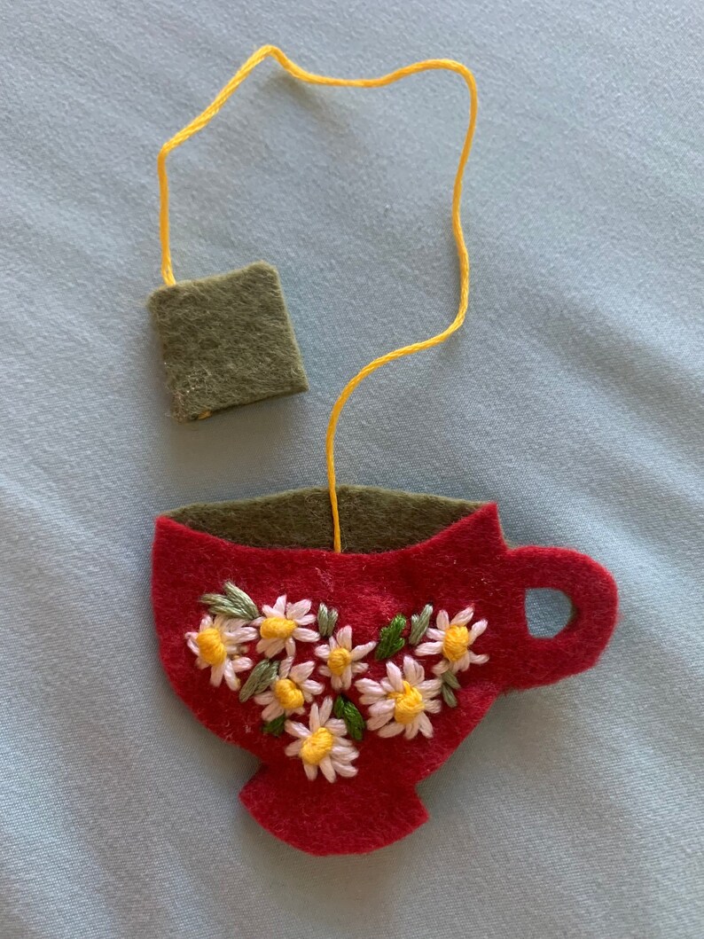 Custom Felt Teacup Bookmarks; the Perfect Gift for the Book Lovers and ...
