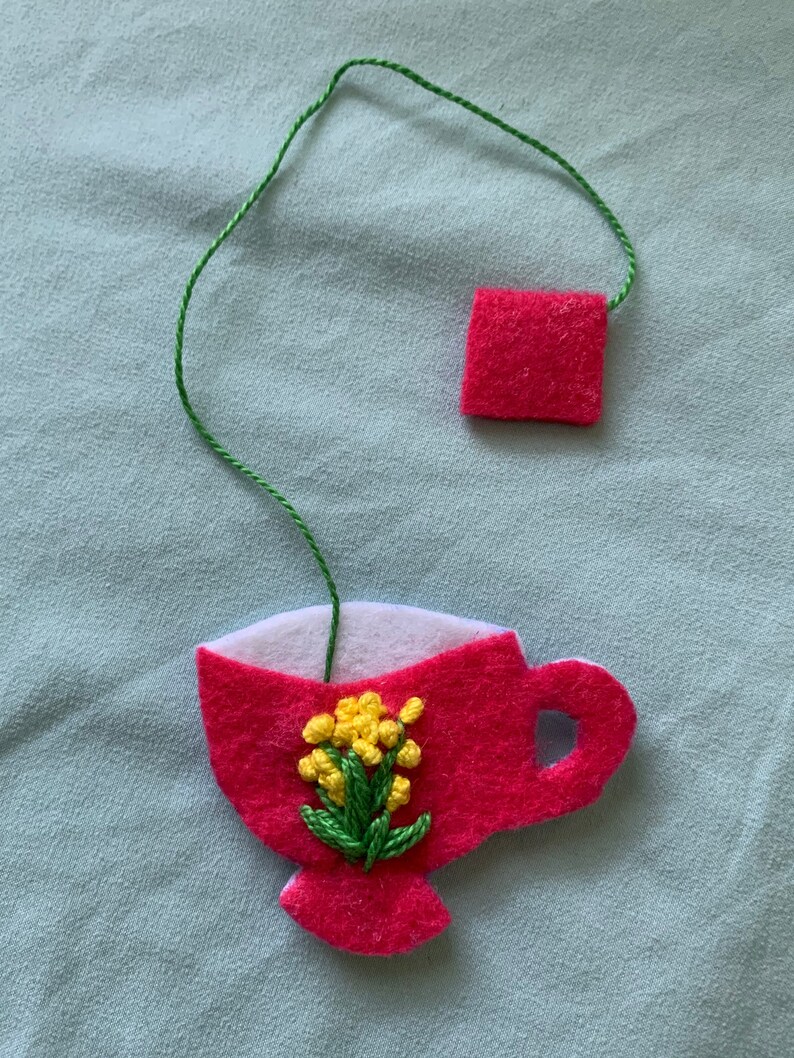 Felt Teacup Bookmarks the Perfect Gift for the Book Lovers and Readers ...