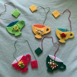 Felt Teacup Bookmarks the Perfect Gift for the Book Lovers and Readers ...