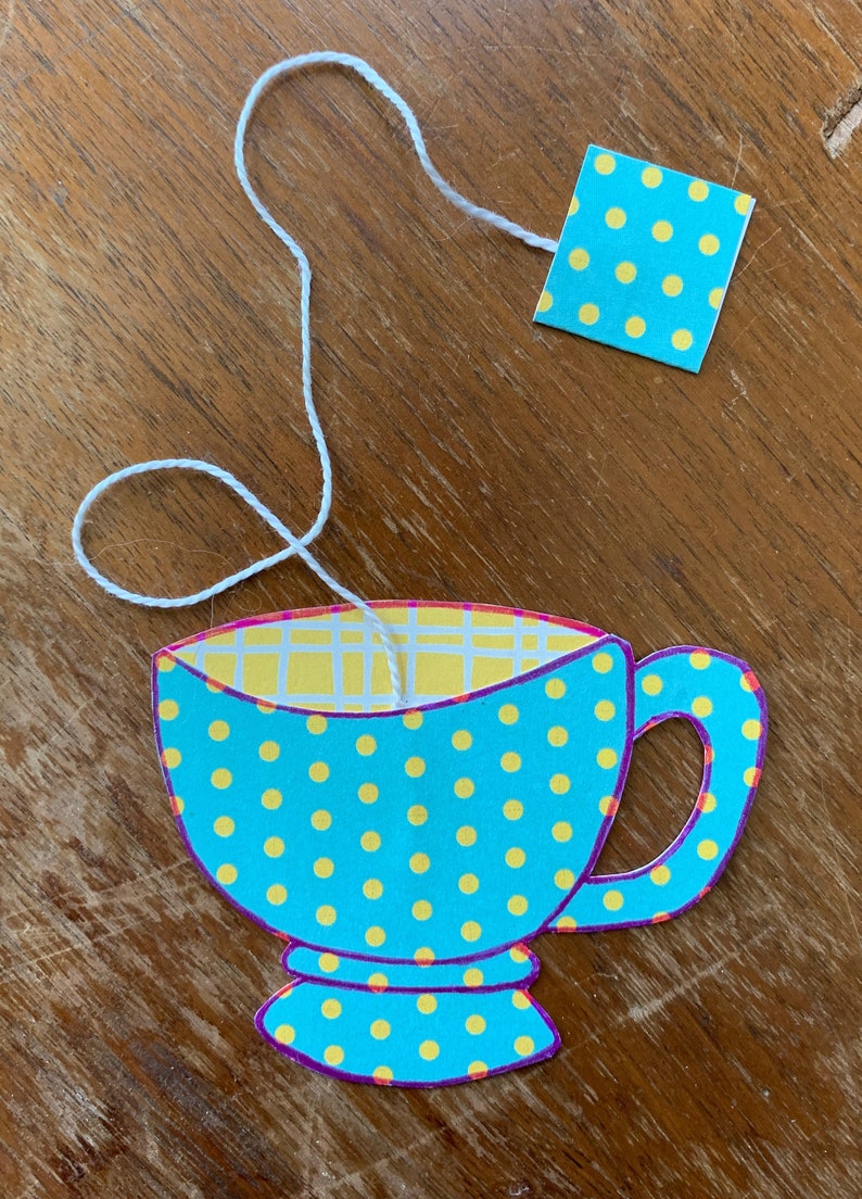 Paper Teacup Bookmarks - Etsy
