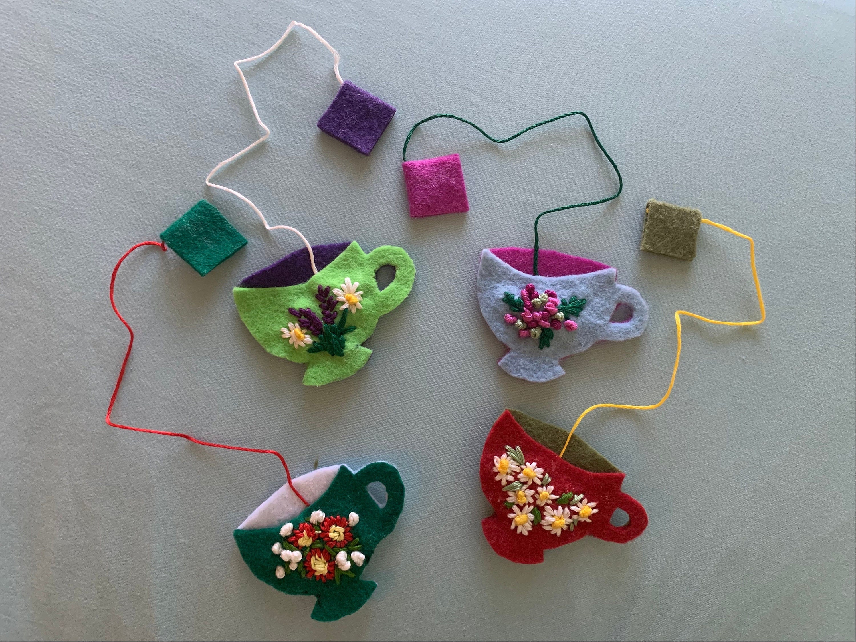 Felt Teacup Bookmarks the Perfect Gift for the Book Lovers and Readers ...