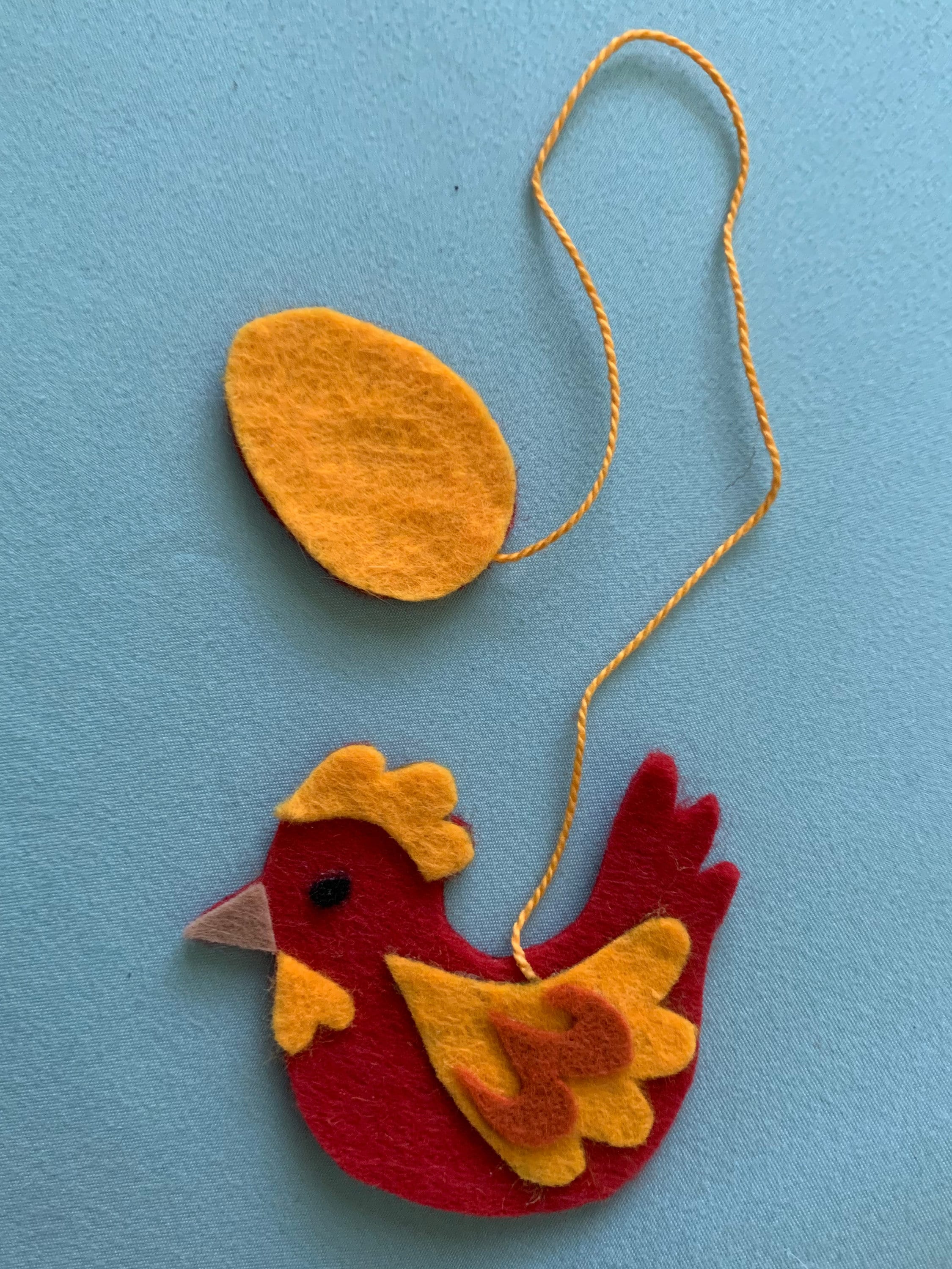 Felt Chicken and the Egg Bookmarks - Etsy