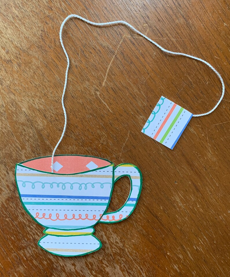 Paper Teacup Bookmarks - Etsy