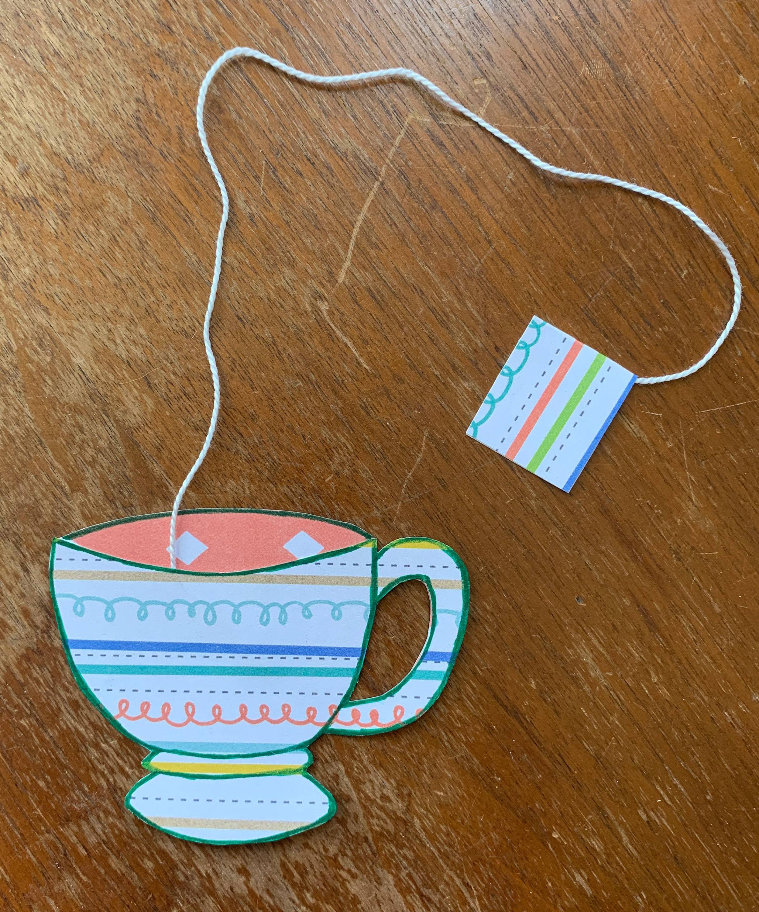 Paper Teacup Bookmarks - Etsy