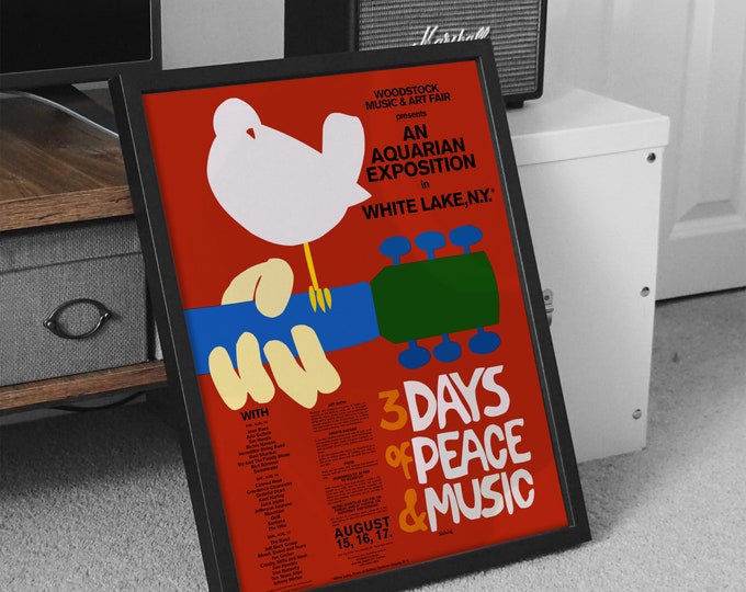 Set of 20 Grunge Woodstock Years Band Postcards Prints - Etsy