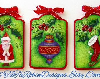 Decorative Painting Pattern Packet stars for Santa - Etsy