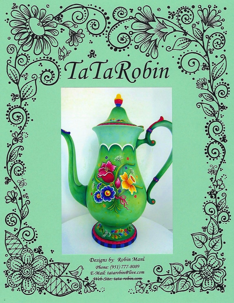 Packet-spring Bouquet-instructional Decorative Tole Painting Pattern ...