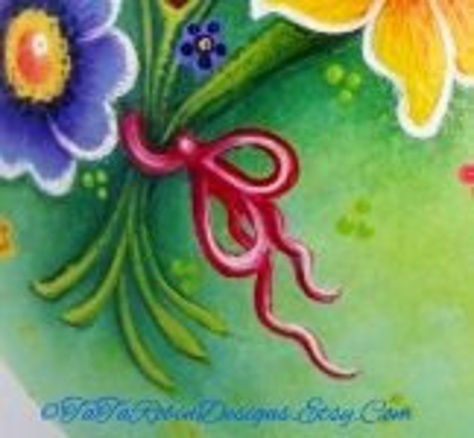 Packet-spring Bouquet-instructional Decorative Tole Painting Pattern ...