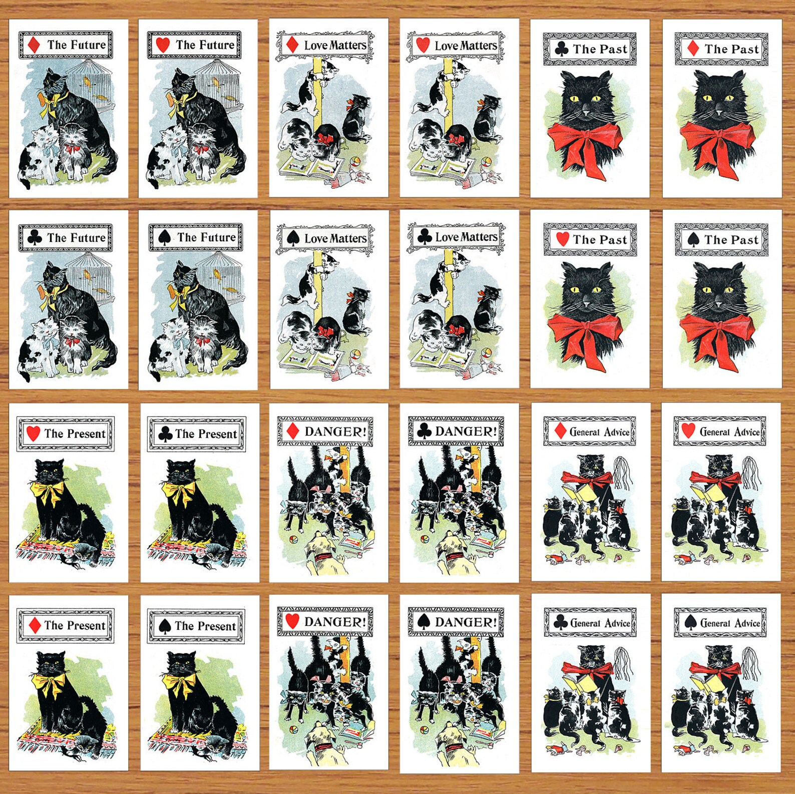 Black Cat Fortune Telling Game by Bristol & London - Etsy