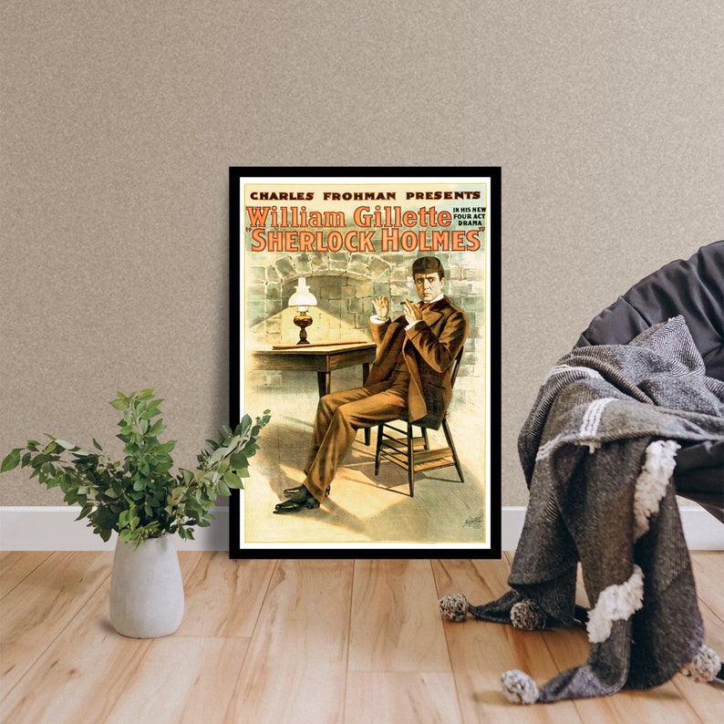 Sherlock Holmes Vintage Movie Poster Print, Wall Decor Printings ...
