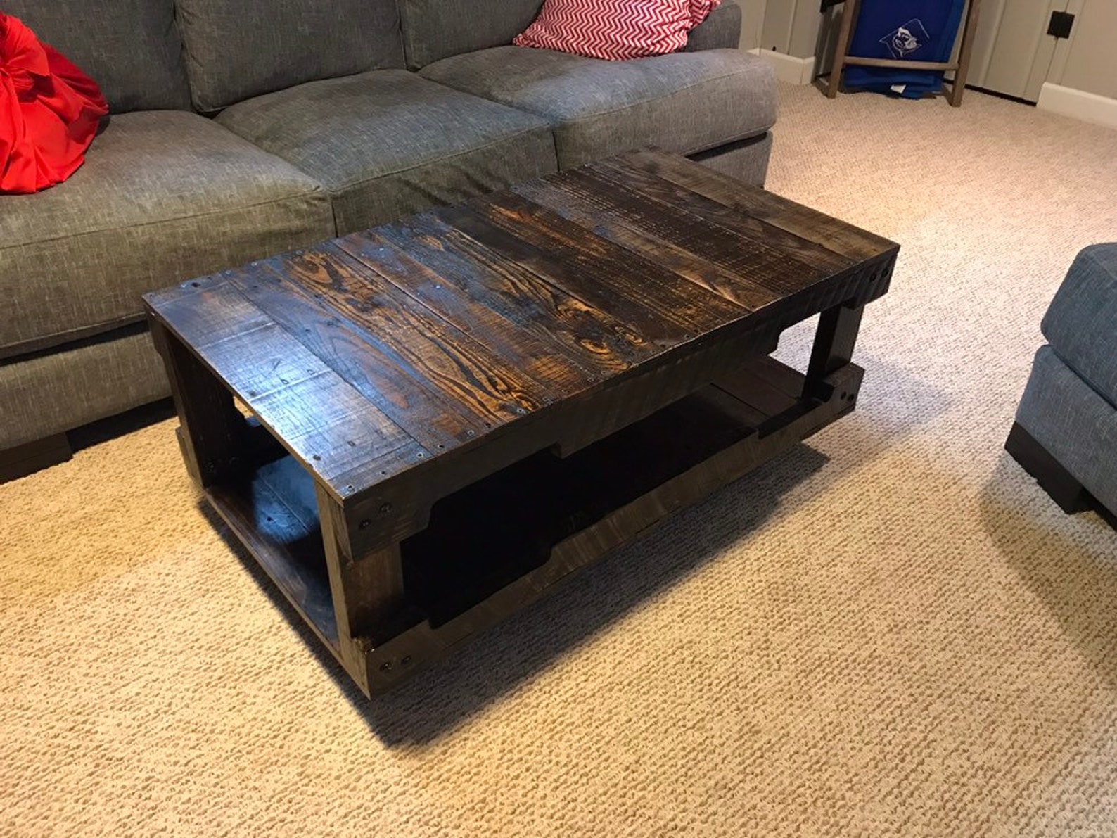 Recycled Wood Coffee Table - Etsy