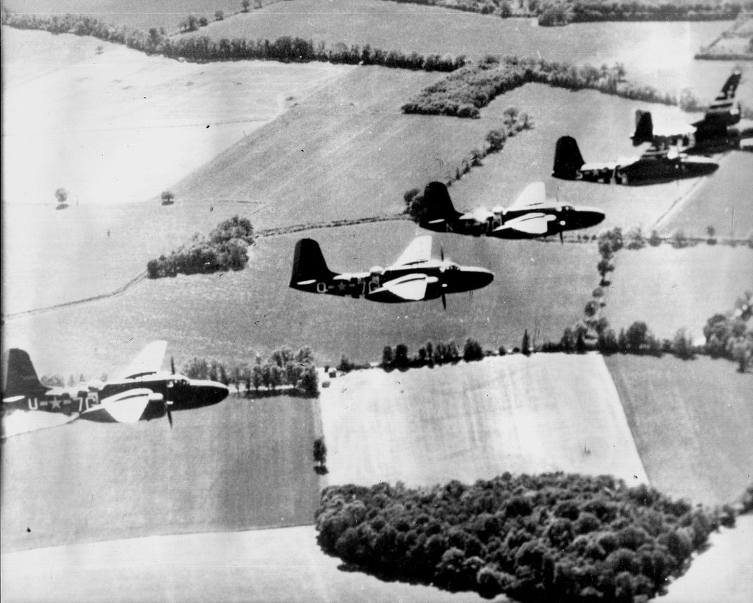 Vintage Photo, WWII 409th Bomb Group, Douglas A-20 Havoc & Douglas A-26 ...