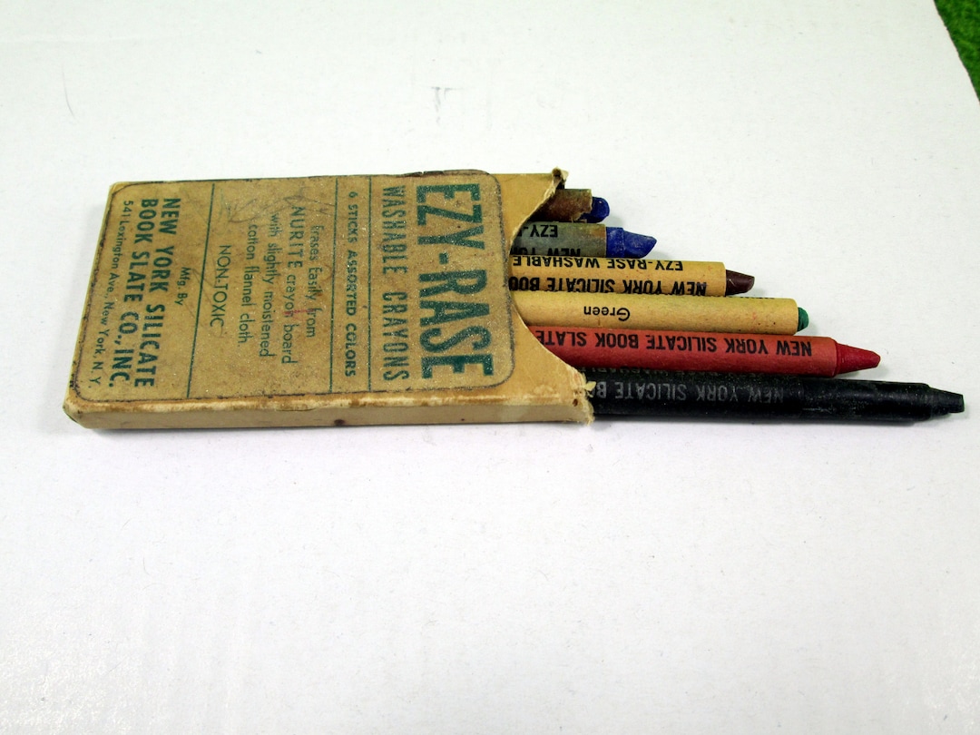 Antique Crayons, New York Silicate Book Slate Company, New York, NY ...