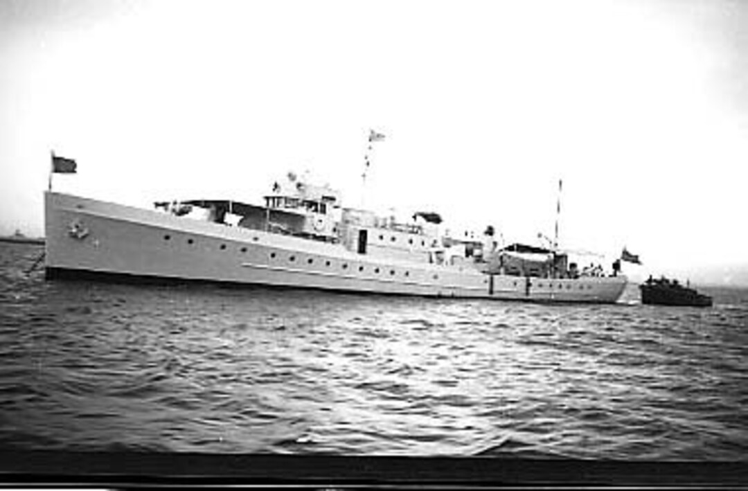 Vintage Photo, One B&W Film Negative, Coast Guard Cutter (rum Runner ...
