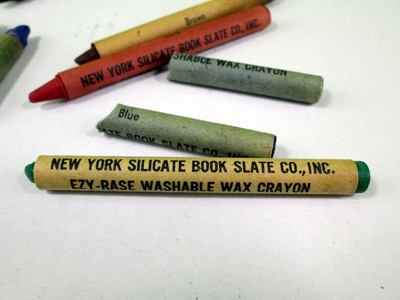 Antique Crayons, New York Silicate Book Slate Company, New York, NY ...