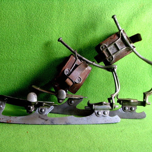 Antique Ice Skates - Etsy