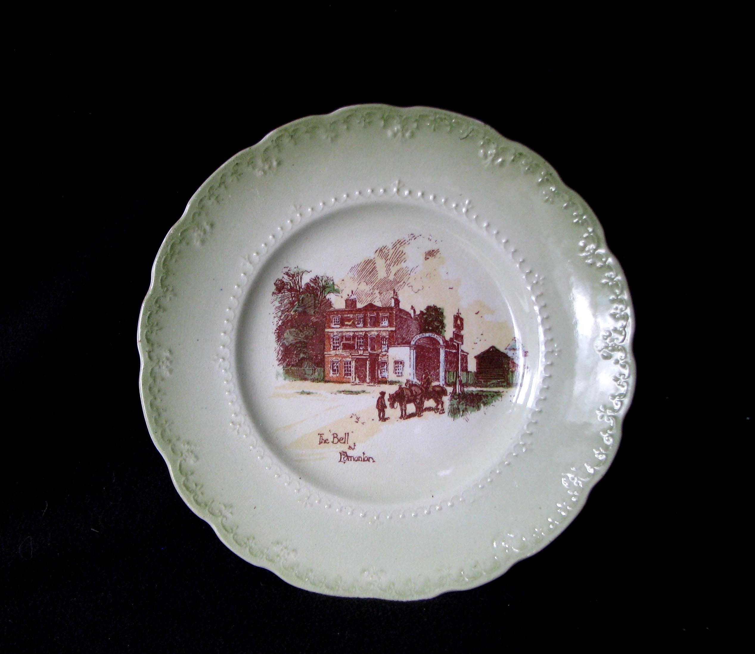 Antique Ridgeway China Six Coaching Day Series Plates | Etsy