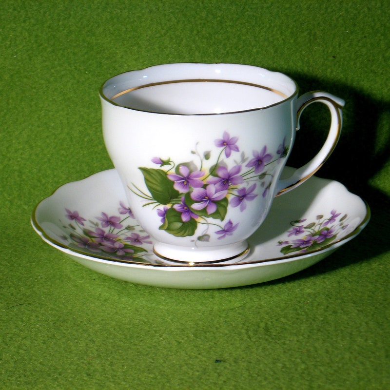 Bone China Cup and Saucer - Etsy