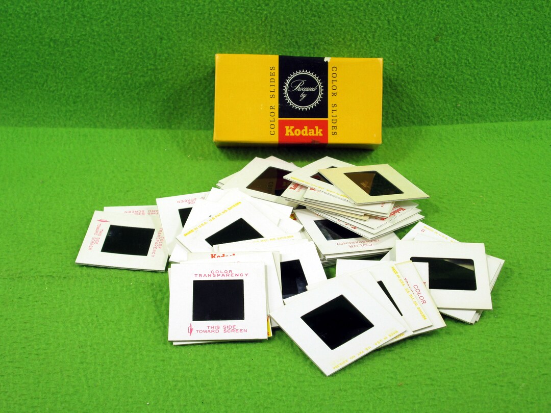 Vintage Photo Color Slides, Lot of 50 35 Mm Slides by a Family ...
