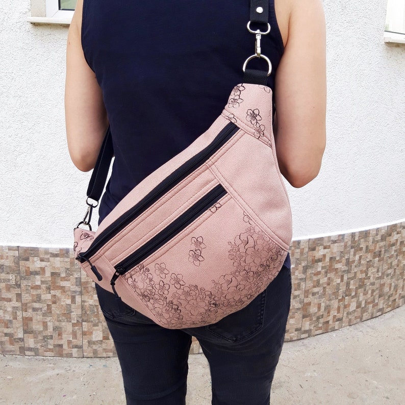 Bum Bag Sewing Pattern PDF, Moon Backpack, DIY Large Crossbody Bag ...