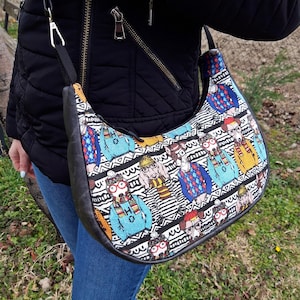 Crescent Bag PDF Sewing Pattern, Crossbody Diy Sew, Instant Download ...