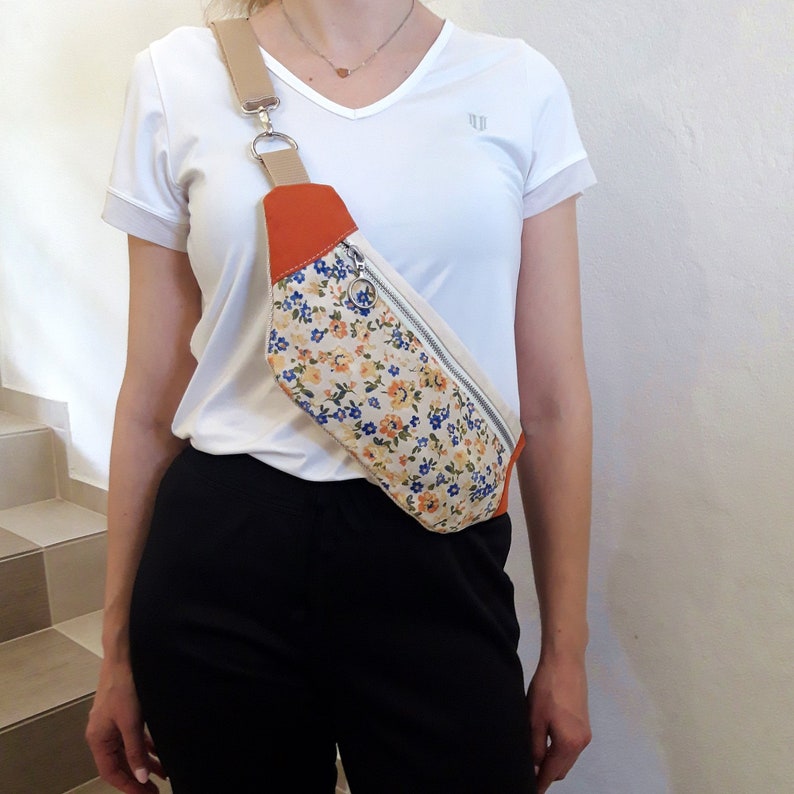 Waist Travel Crossbody Purse, Fanny Pack Sewing Pattern PDF, Hip Bag ...