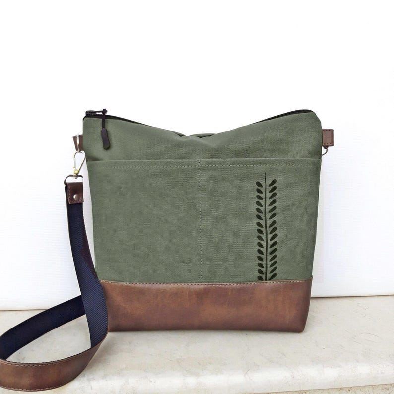 Portemonneezakken schoudertas | Groene middelgrote tas | Schoudertas ...
