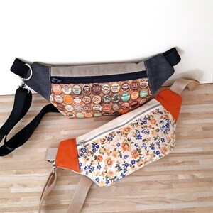 Waist Travel Crossbody Purse, Fanny Pack Sewing Pattern PDF, Hip Bag ...