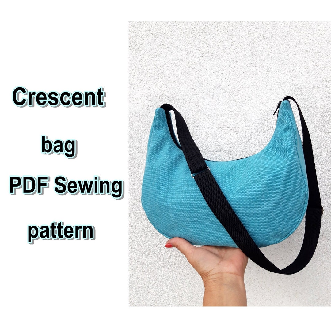 Crescent Bag PDF Sewing Pattern Crossbody Bag Diy Sew - Etsy UK