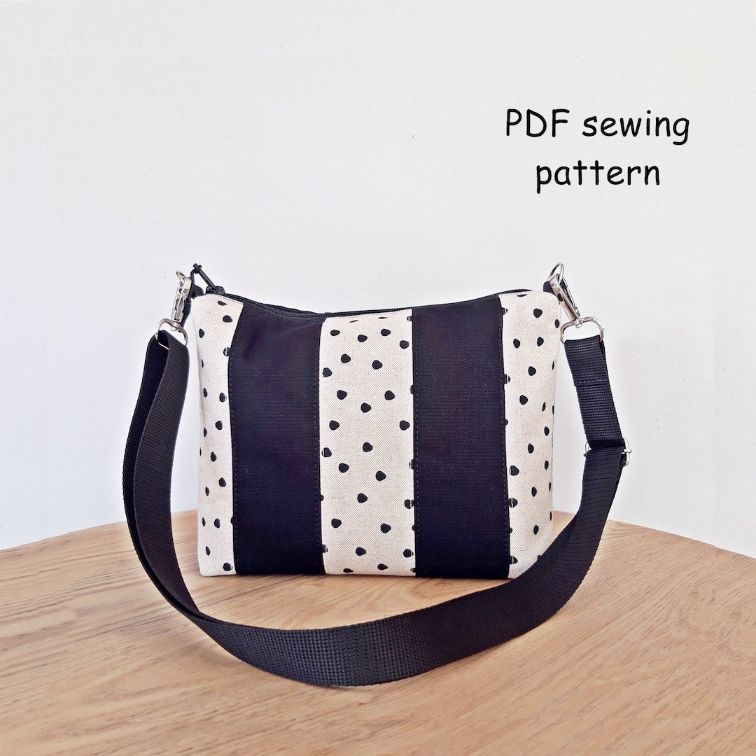 Crossbody Bag, PDF Sewing Pattern, Diy, Quick Download, Cutting ...