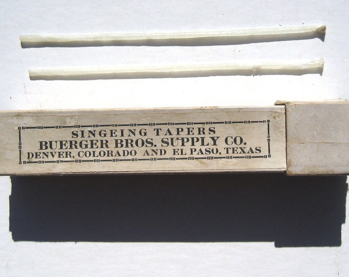 Antique Victorian Era Barber's Singeing Tapers - Etsy