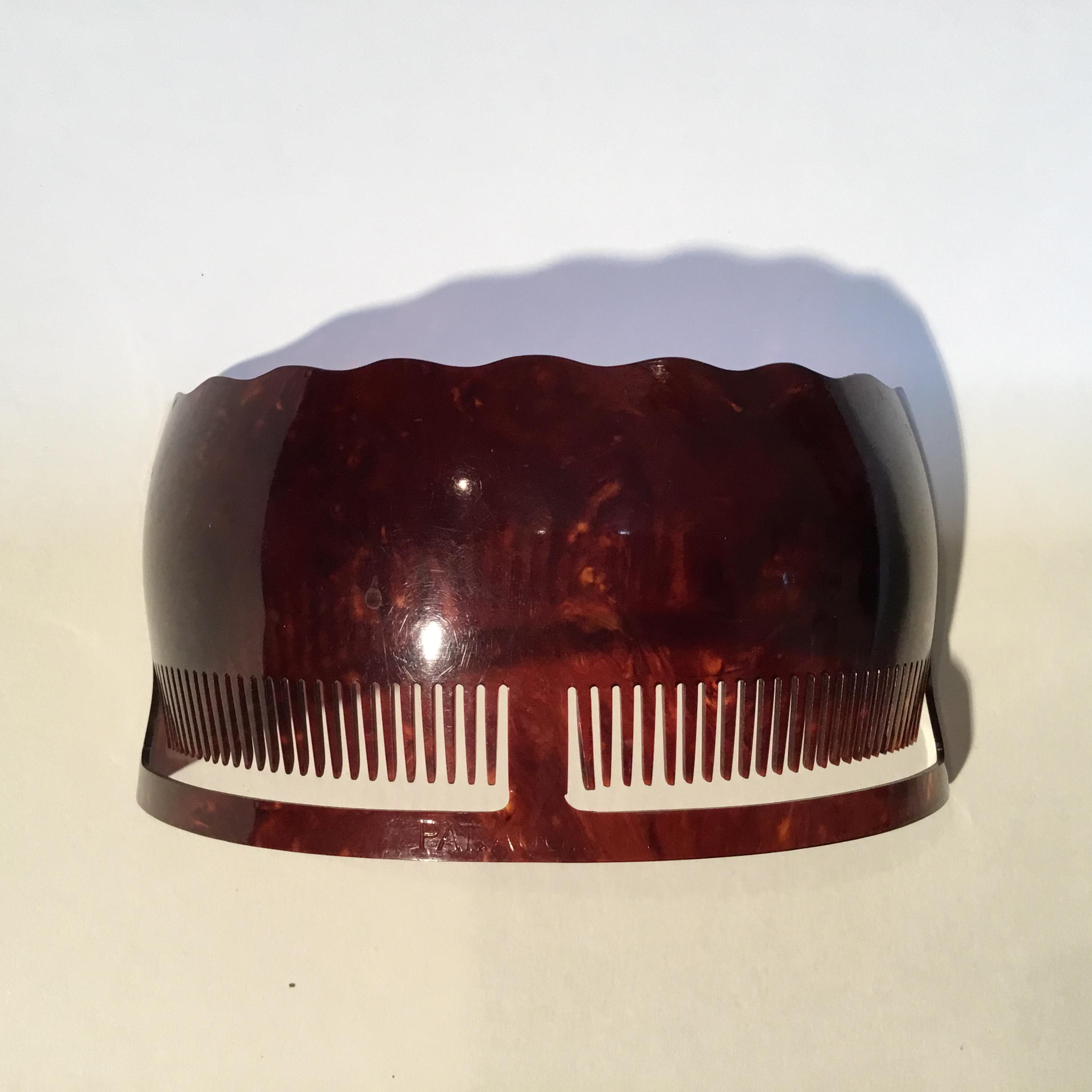 Antique Faux Tortoise Bobbed Haircut Guide Comb. Flapper Hairstyle. - Etsy