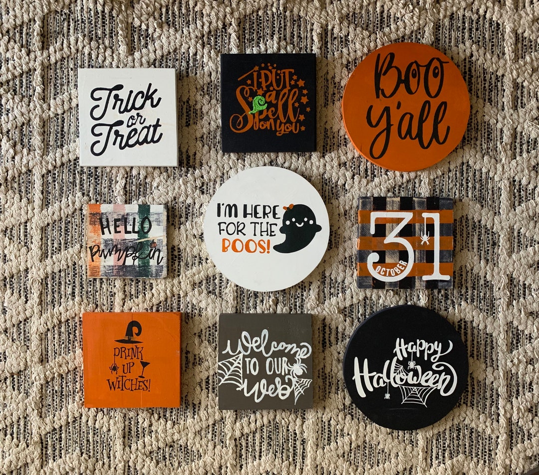 Halloween Signs - Etsy