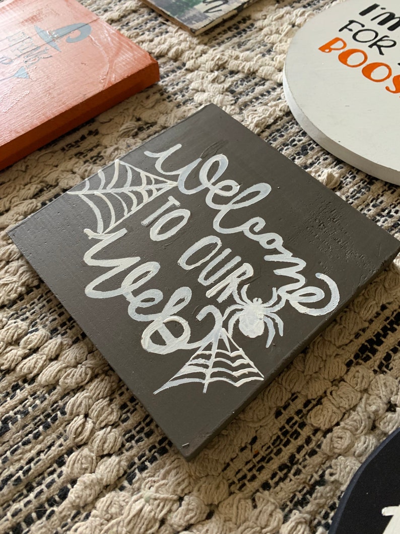 Halloween Signs - Etsy