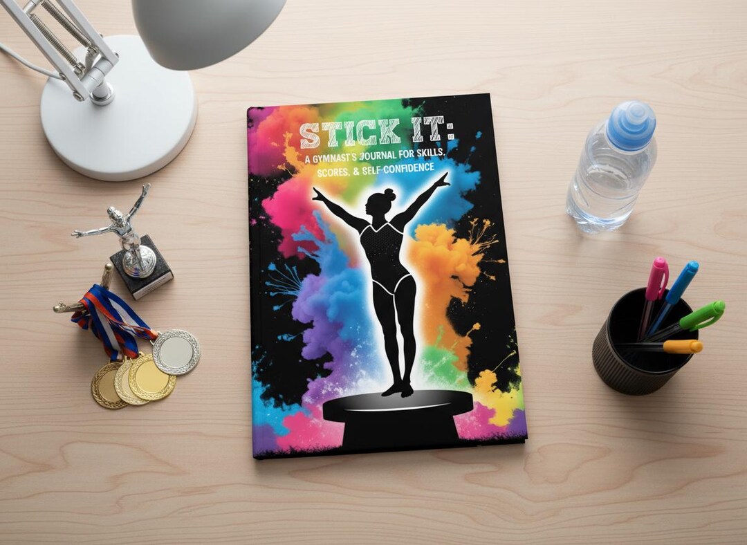 Gymnastics Journal | Skills Tracker, Doodle Pages Activity Book - Etsy